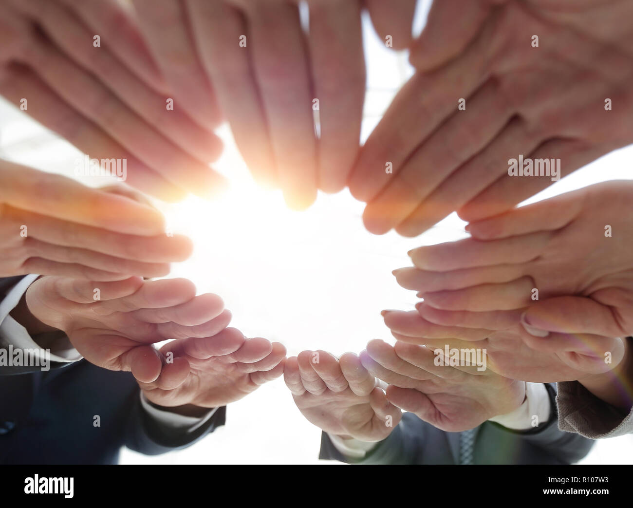 concept of teamwork and unity Stock Photo - Alamy