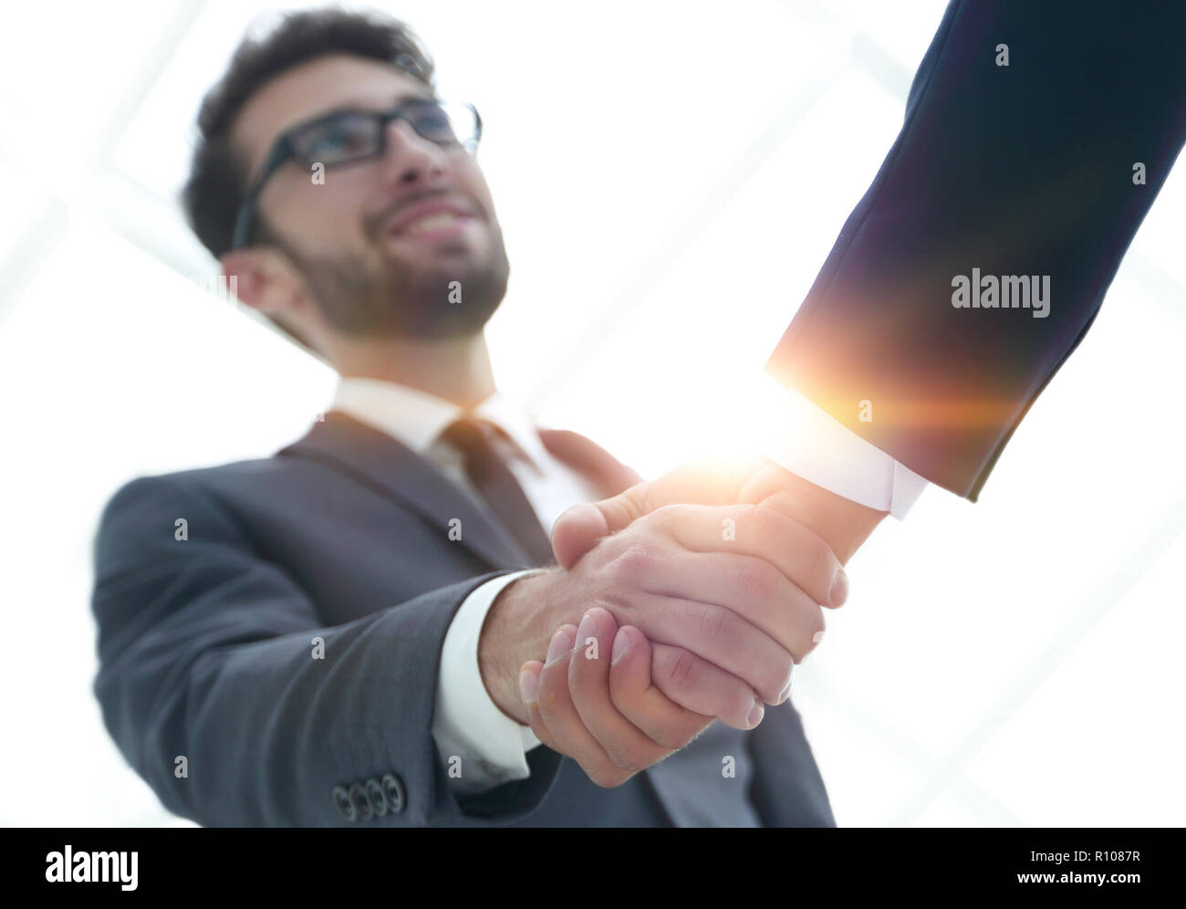 Success concept in business - handshake of partners Stock Photo - Alamy