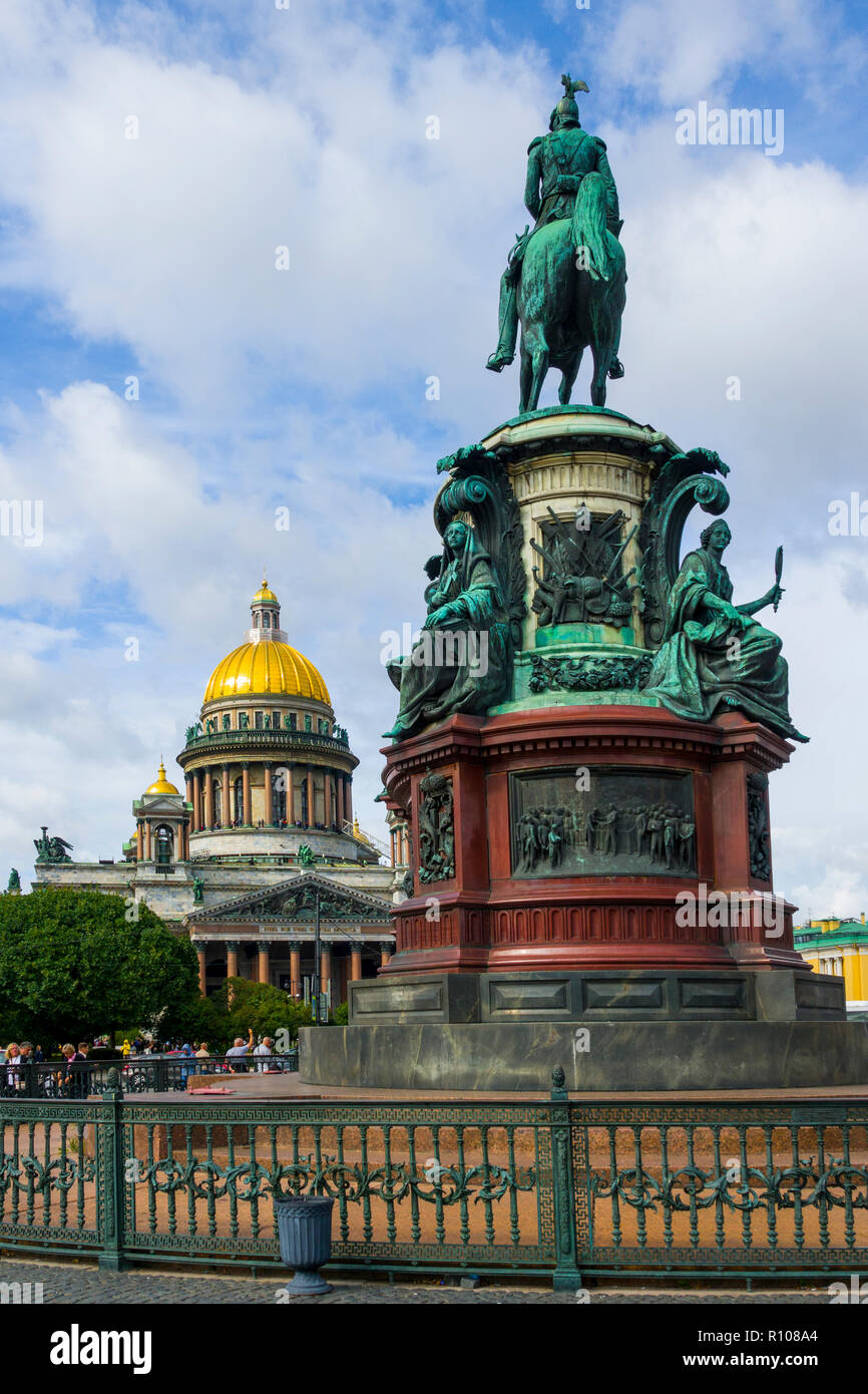 Nicholas i statue hi-res stock photography and images - Alamy