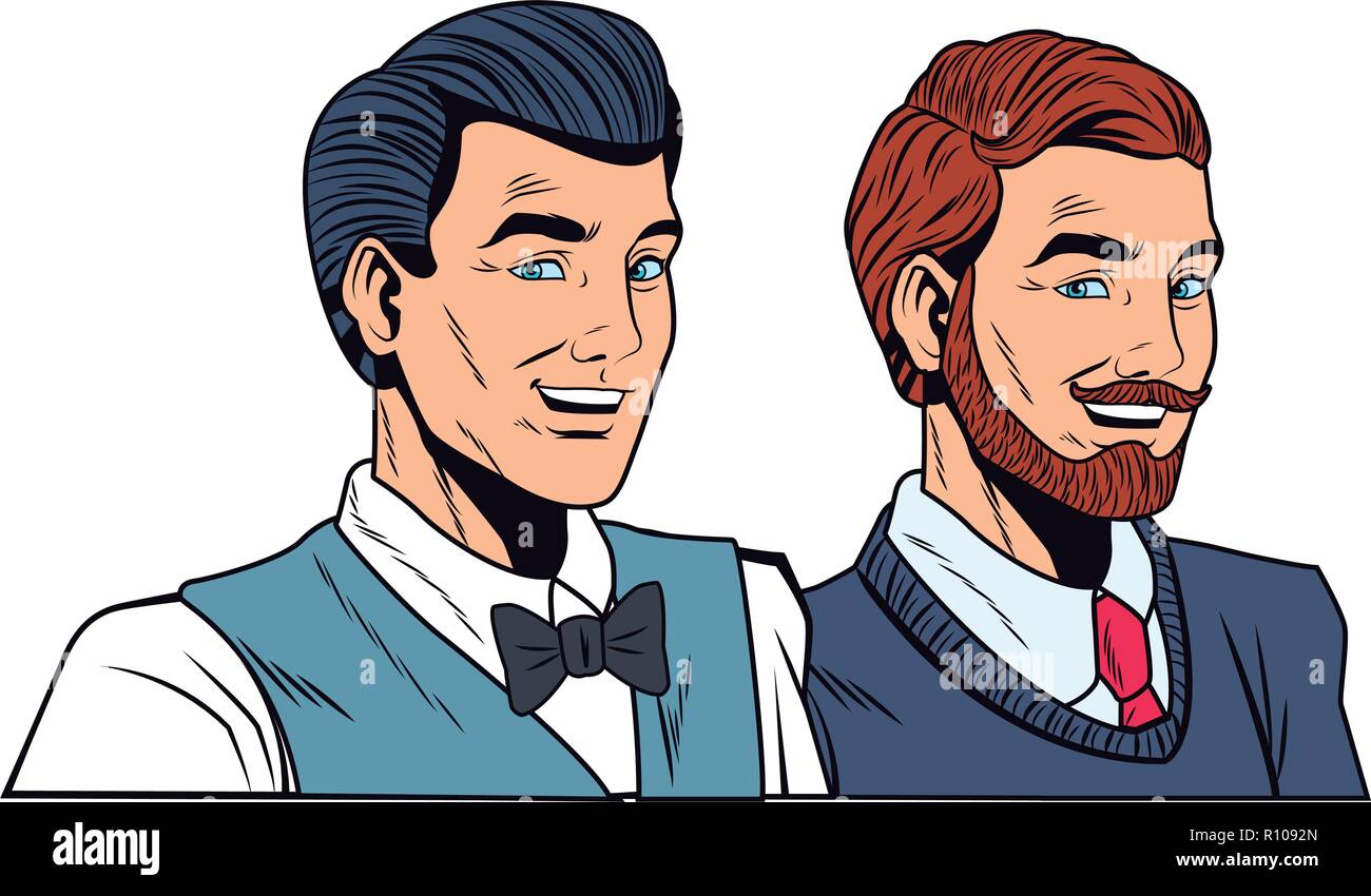 pop art retro men Stock Vector Image & Art - Alamy