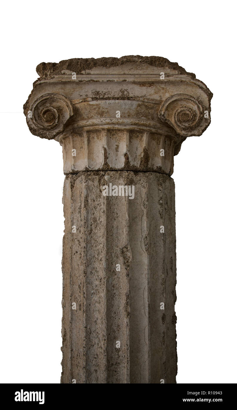 Ancient Ionic column Stock Photo - Alamy