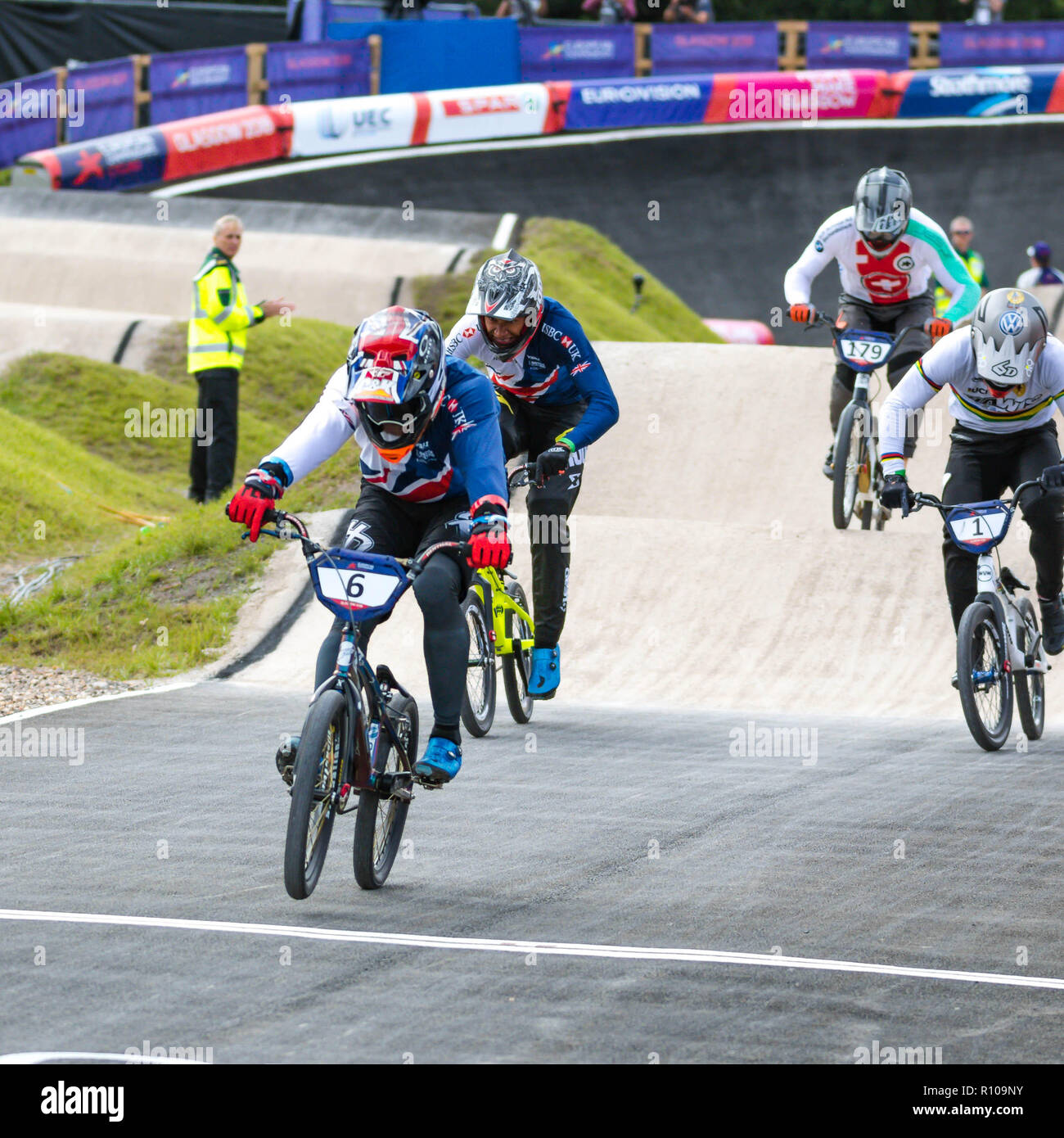Kyle Evans - Glasgow2018 European Championships - BMX Racing Stock ...