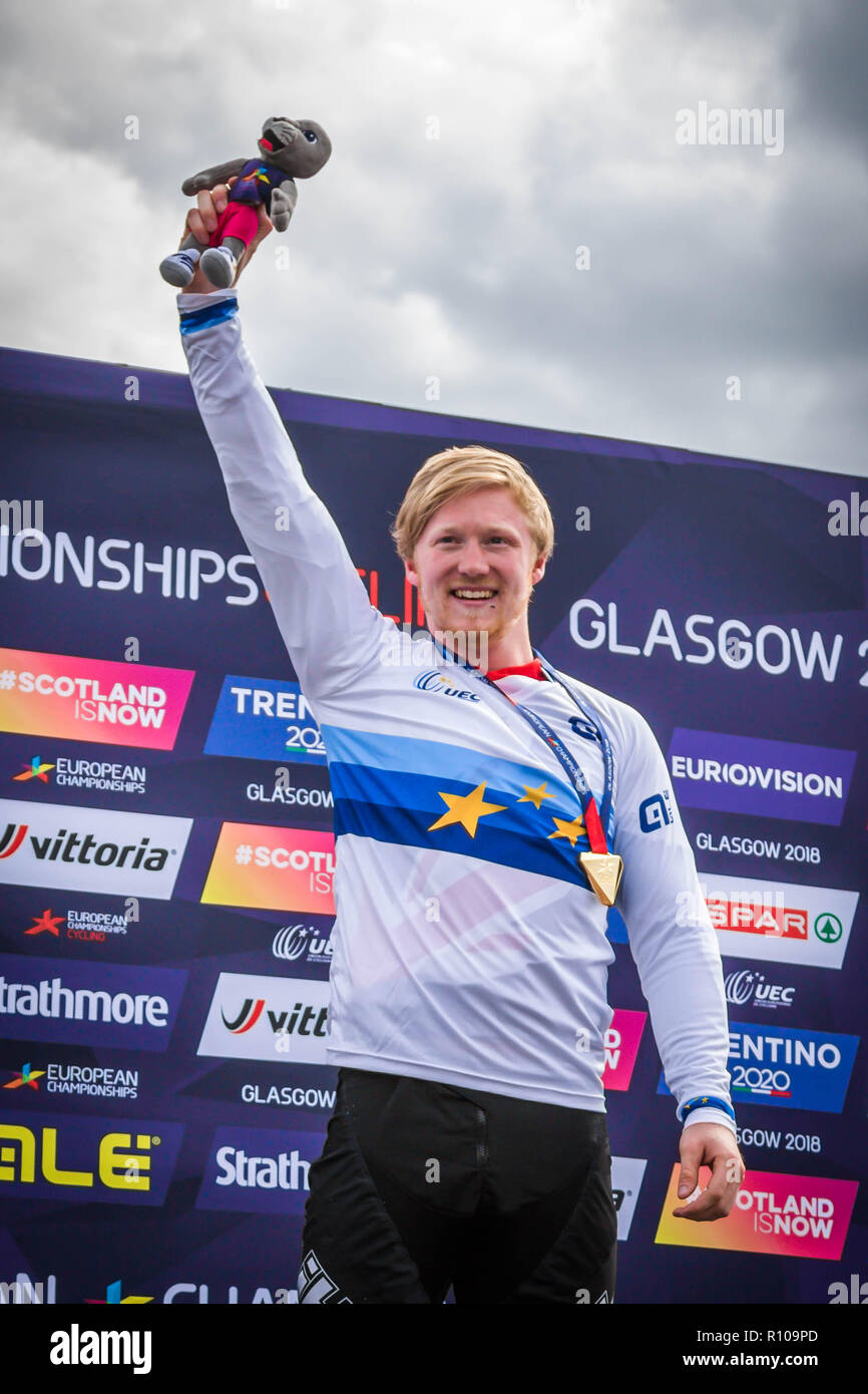 Kyle Evans - Glasgow2018 European Championships - BMX Racing Stock ...