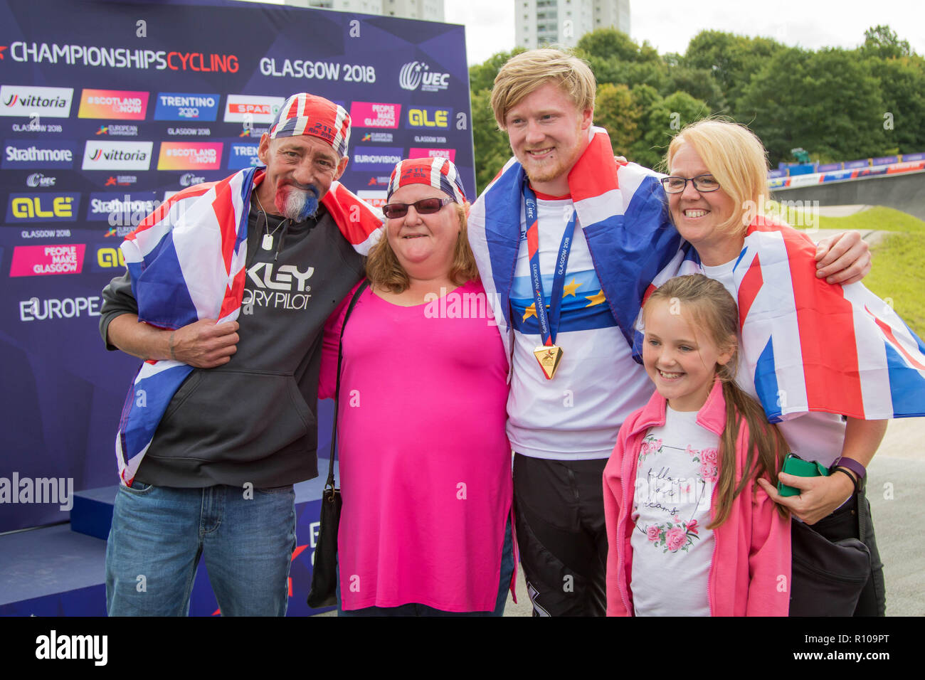 Kyle Evans - Glasgow2018 European Championships - BMX Racing Stock ...