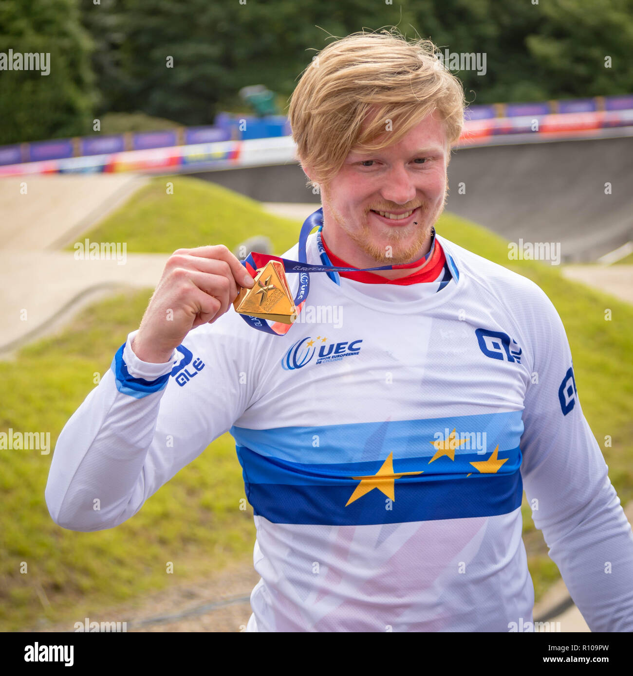 Kyle Evans - Glasgow2018 European Championships - BMX Racing Stock ...