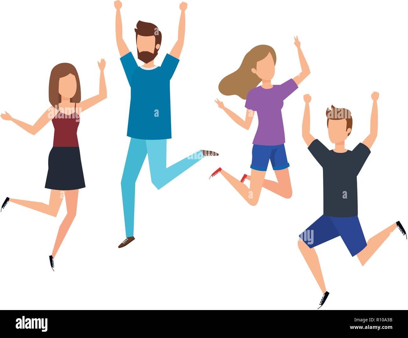 Celebrating individuality Stock Vector Images - Alamy
