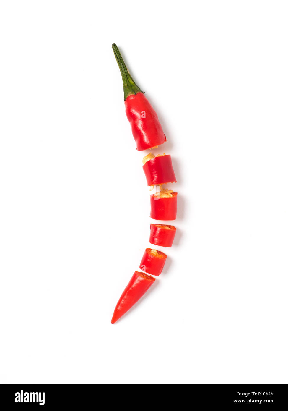 Single red chilli hi-res stock photography and images - Alamy