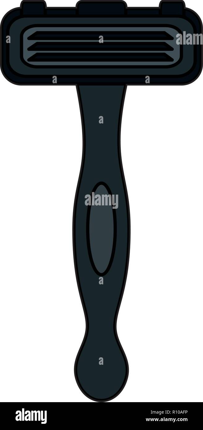 razor blade handle icon vector illustration design Stock Vector Image ...