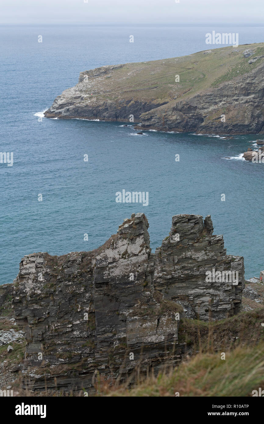 Cliffs south west coast path hi-res stock photography and images - Alamy