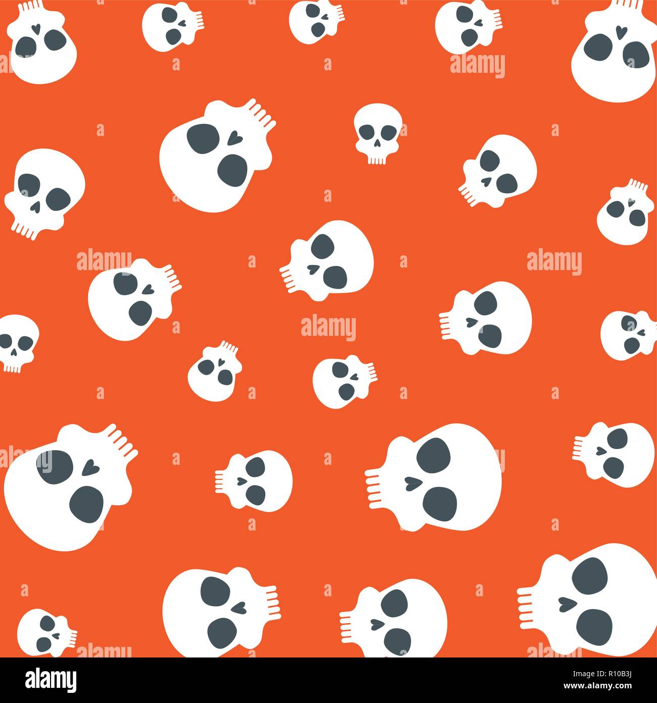 skull head pattern background vector illustration design Stock Vector ...