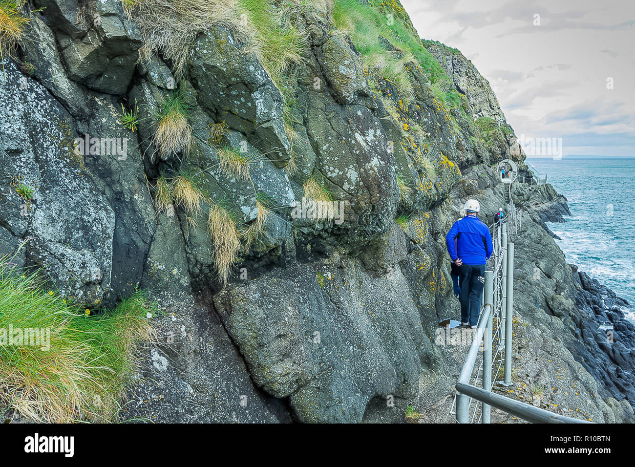 The Gobbins Walk Way Stock Photo - Alamy