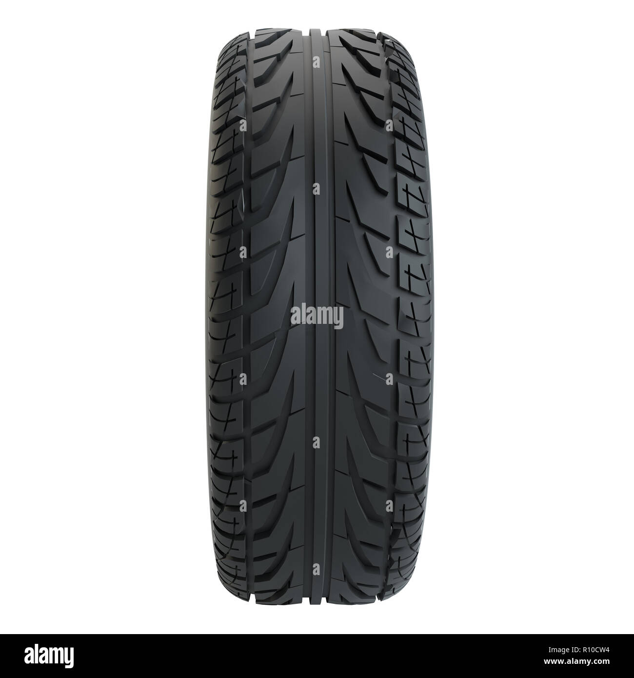 Car tire isolated on white background Stock Photo - Alamy