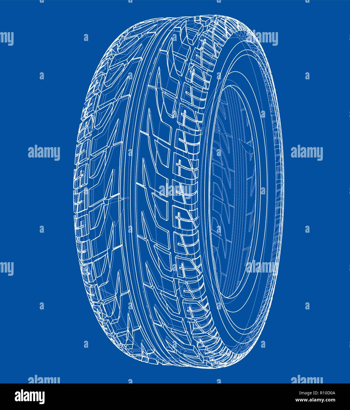 Car tire concept. Vector rendering of 3d Stock Vector Image & Art - Alamy