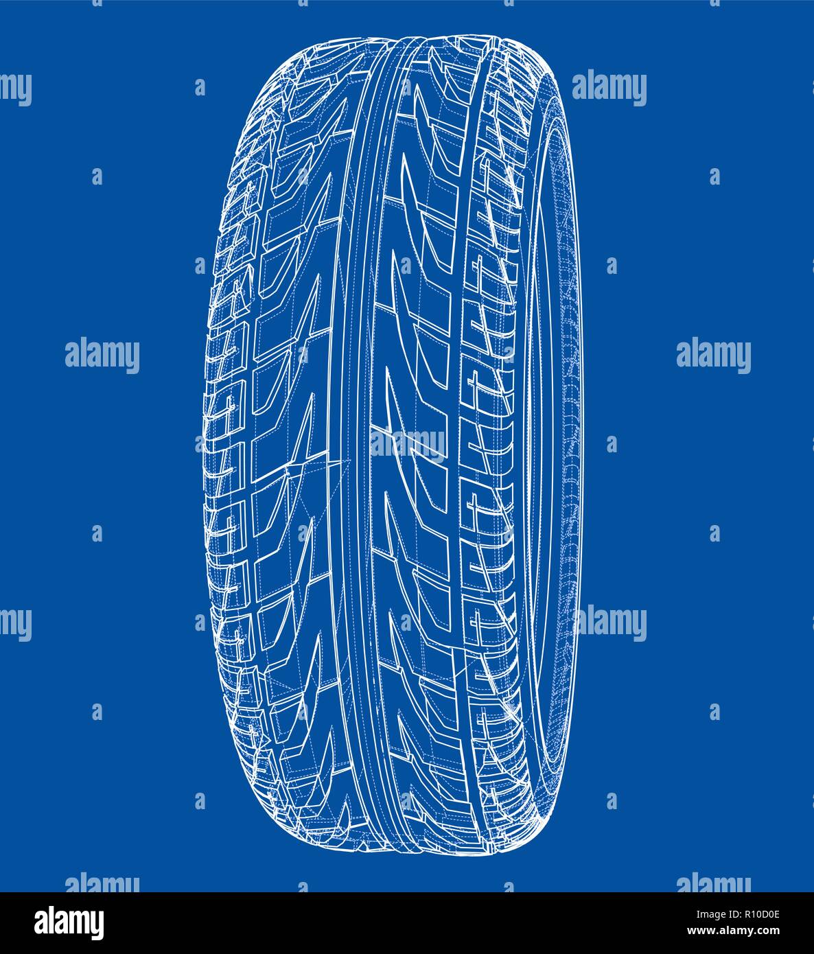 3d rendering tire Stock Vector Images - Alamy
