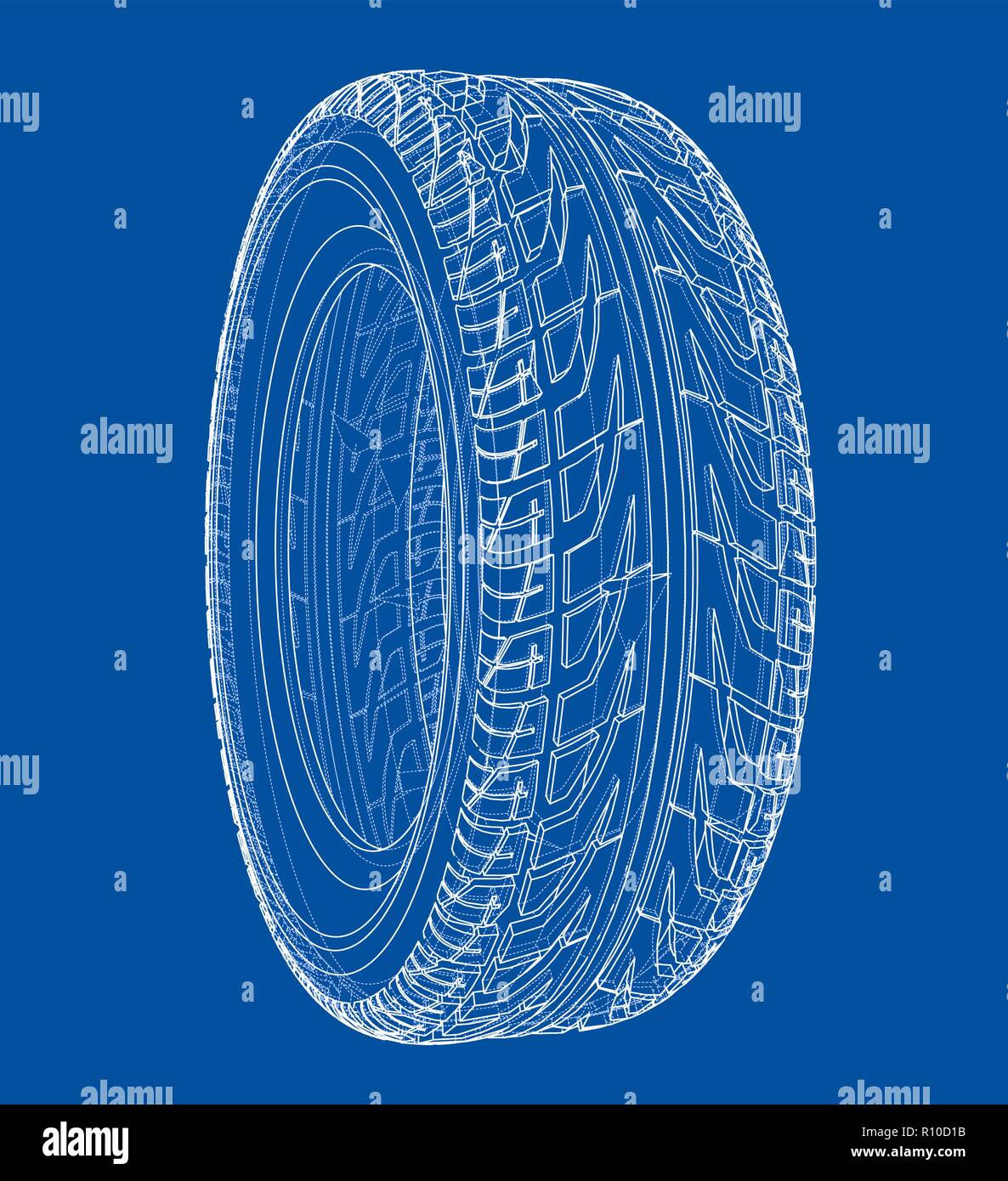 3d rendering tire Stock Vector Images - Alamy
