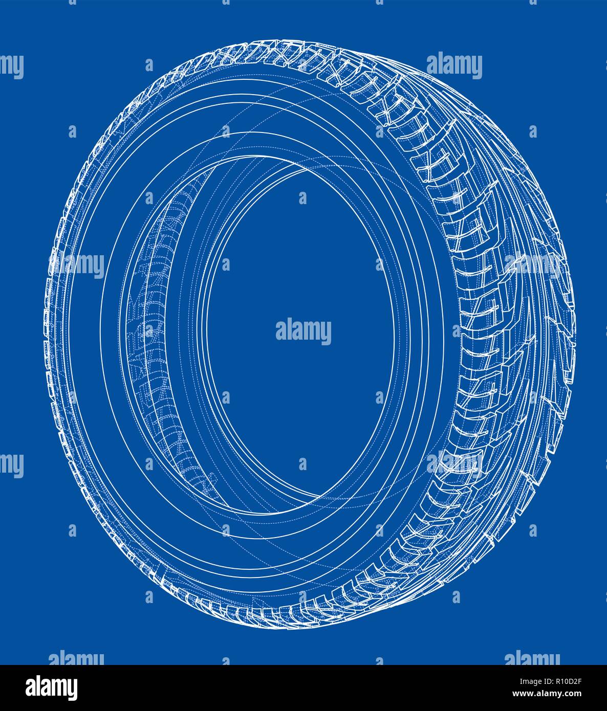 Car tire concept. Vector rendering of 3d Stock Vector Image & Art - Alamy