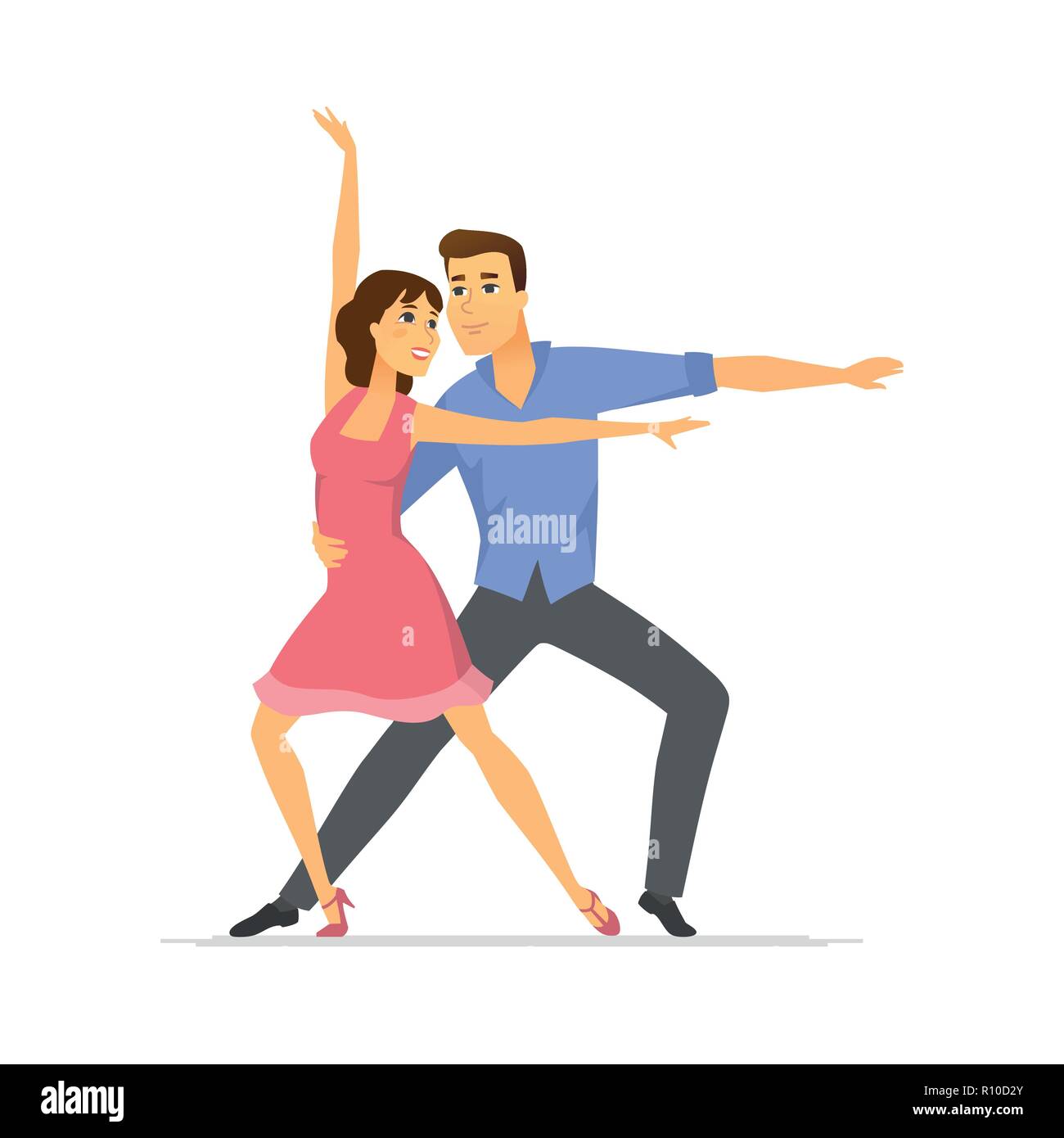 Life dancers Stock Vector Images - Alamy