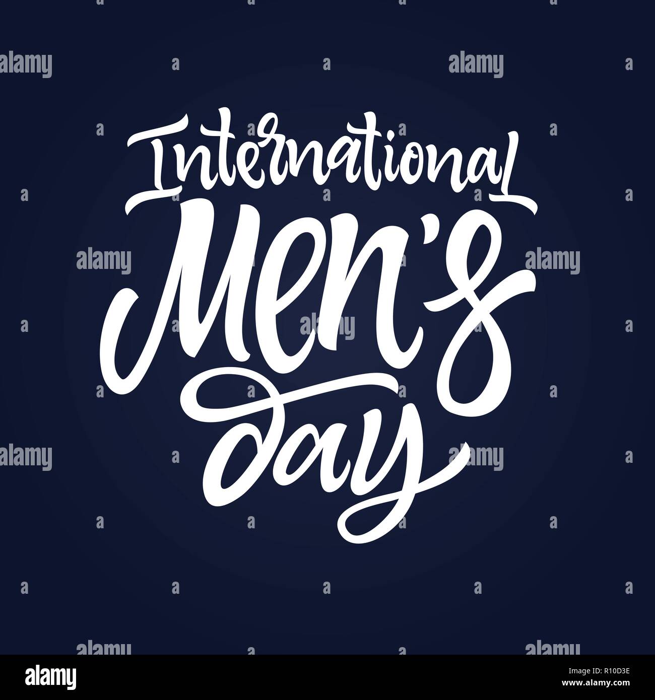 International Men Day - vector hand drawn brush pen lettering Stock ...