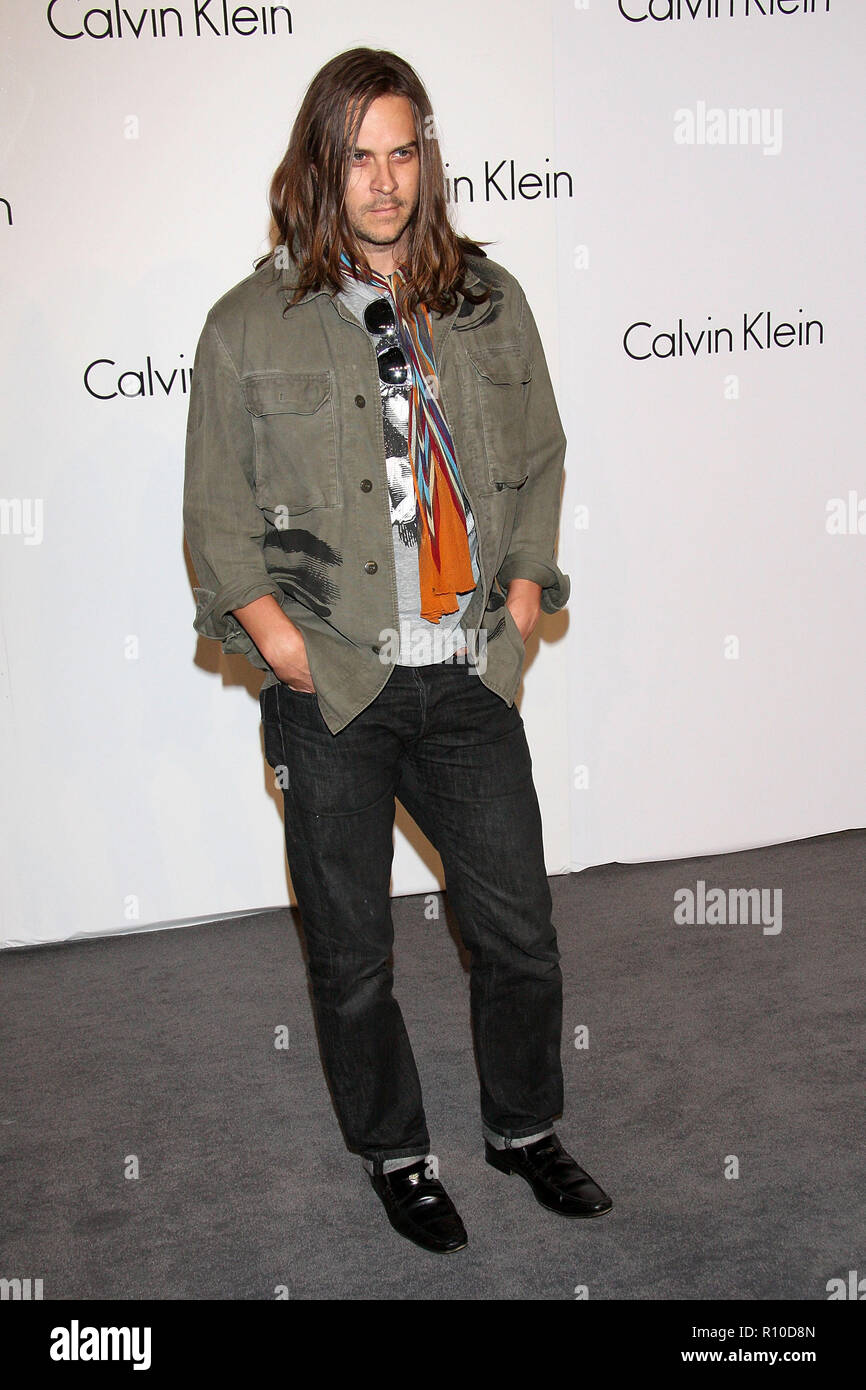 NEW YORK - SEPTEMBER 7: Musician Casey Spooner attends the Calvin Klein ...