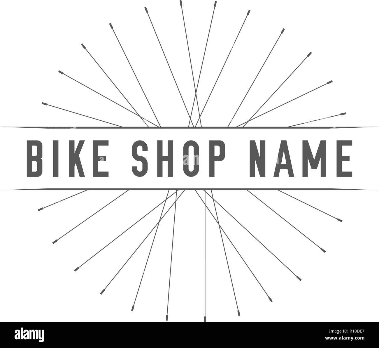 Bikes Shop Emblem. Design Element for Bike Shop or Advertising Banner ...