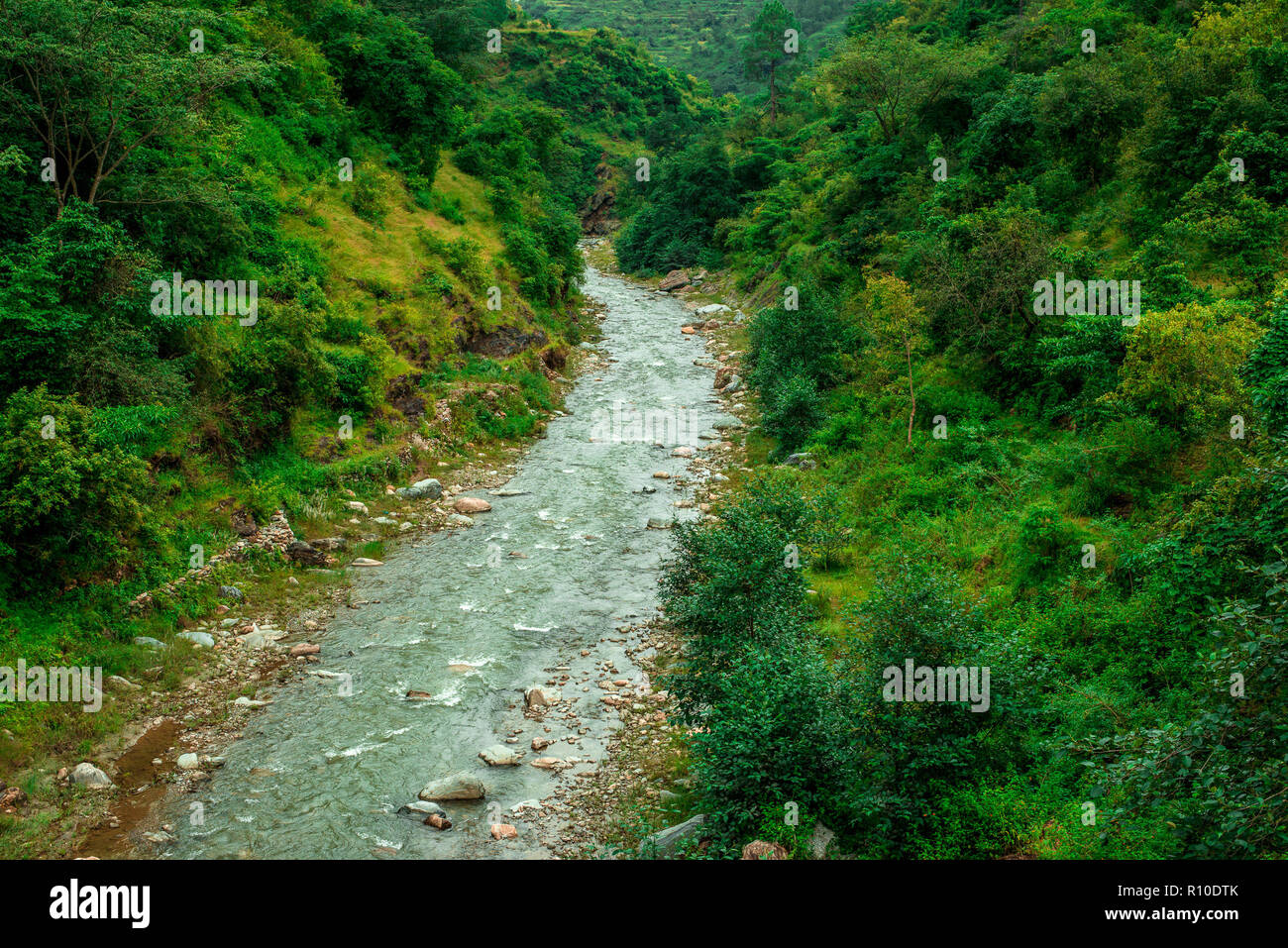 River in Lohaghat in Uttarakhand Stock Photo - Alamy