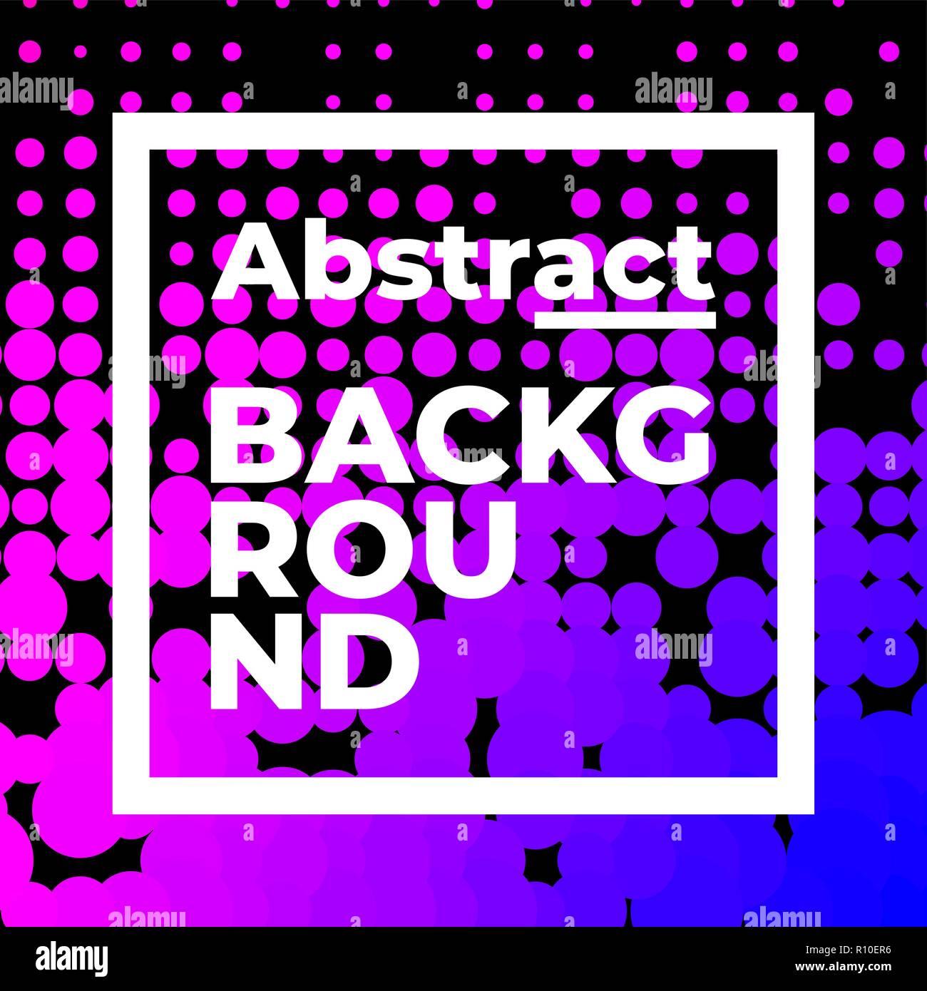 Universal trend geometric shape with text template Stock Vector Image ...