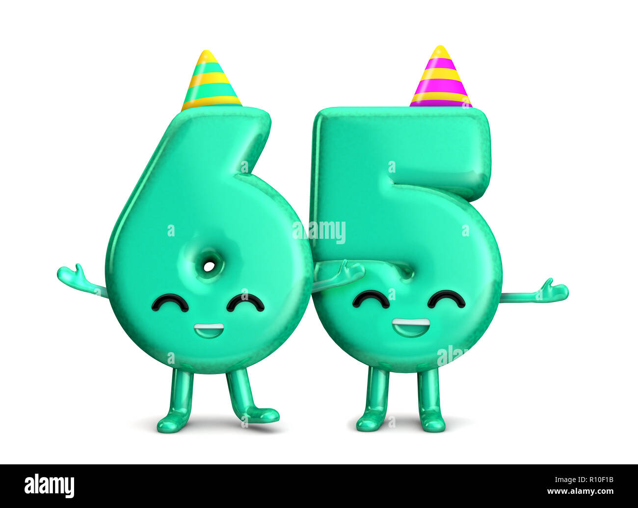 Happy birthday 65th birthday Cut Out Stock Images & Pictures - Alamy