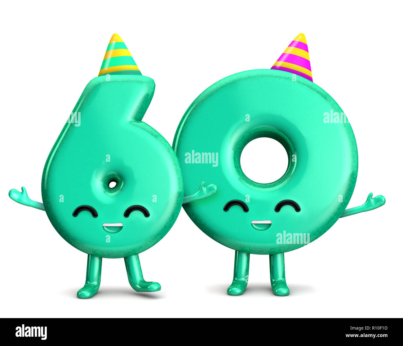 Happy 60 birthday cartoon hi-res stock photography and images - Alamy