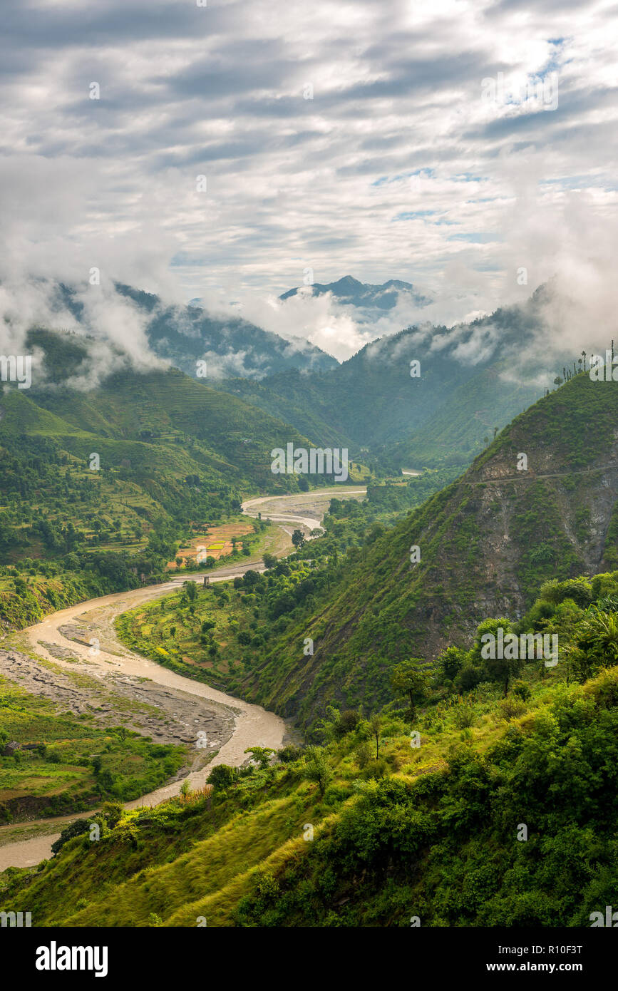 Landscape of Lohaghat in Uttarakhand Stock Photo - Alamy