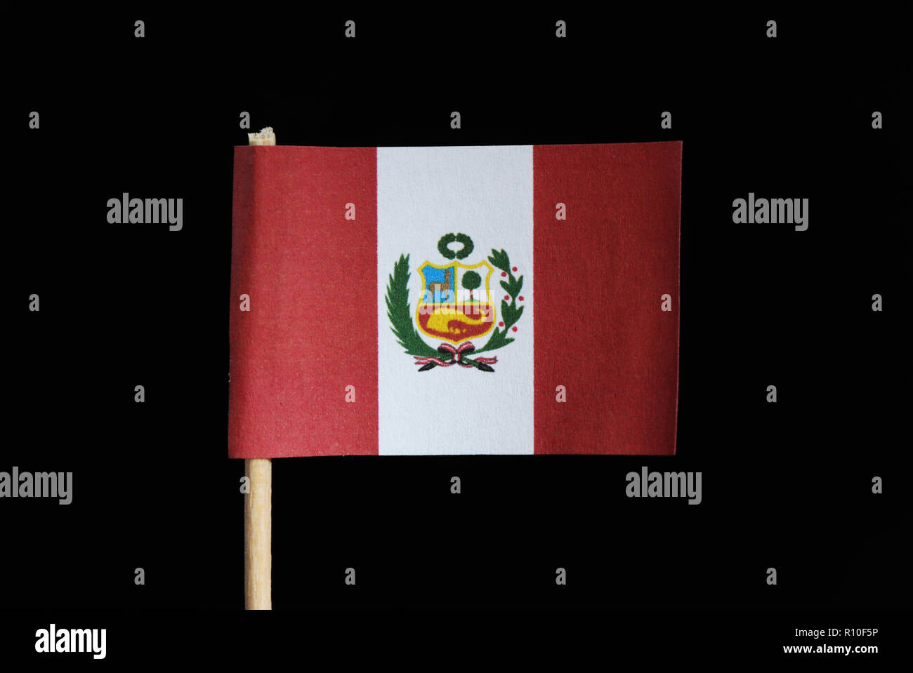 Peruvian official flag hi-res stock photography and images - Alamy