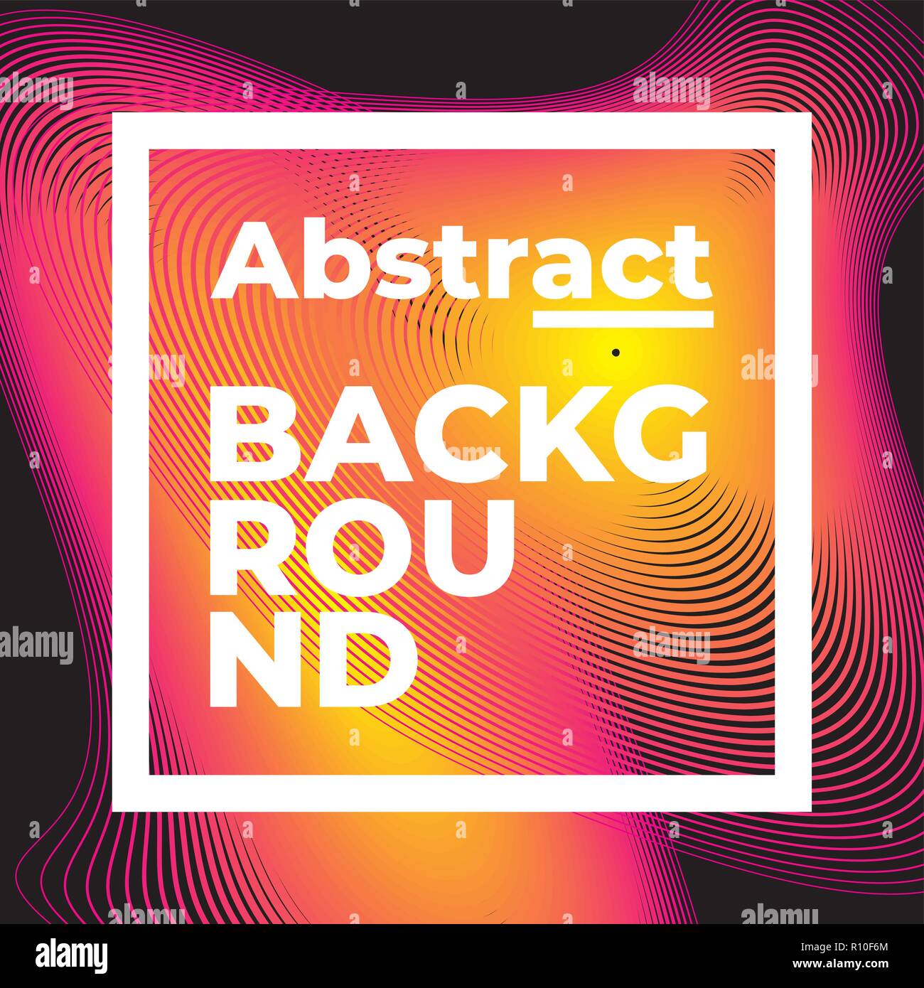 Universal trend geometric shape with text template Stock Vector Image ...