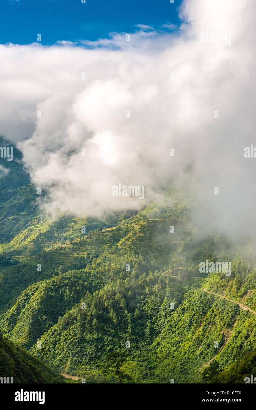 Landscape of Uttrakhand Near Lohaghat Stock Photo - Alamy