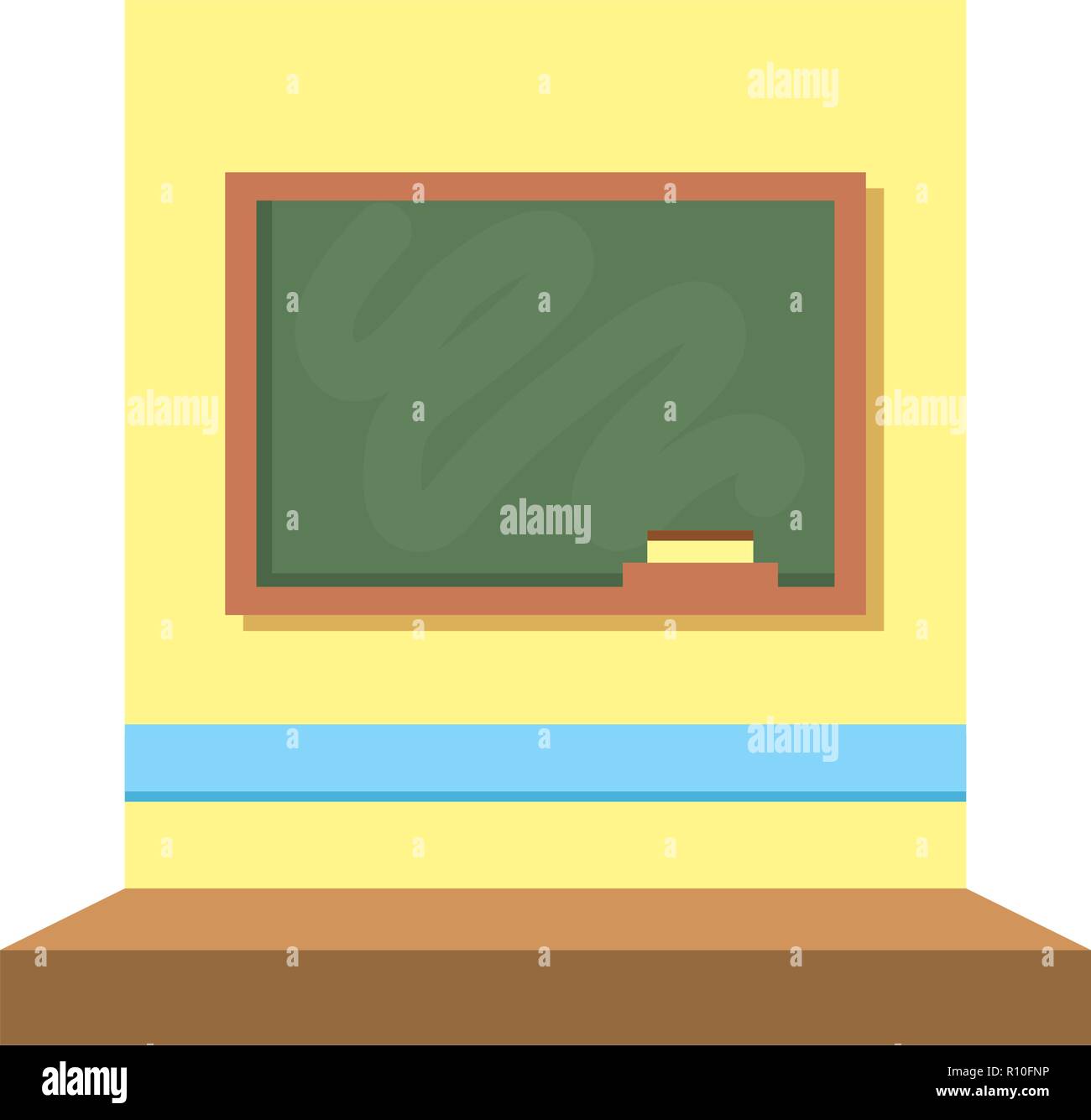 classroom with chalkboard scene Stock Vector Image & Art - Alamy