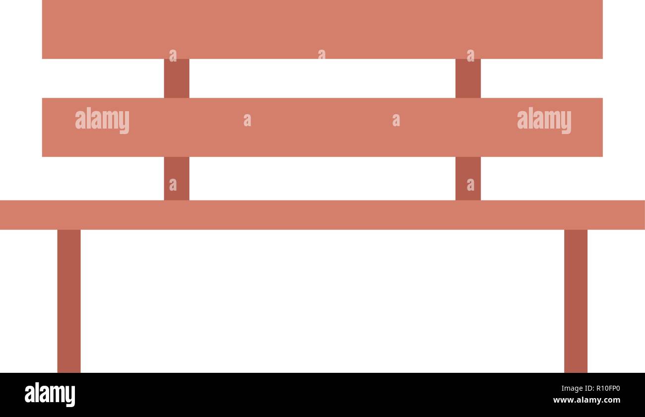 park chair wooden icon Stock Vector Image & Art - Alamy