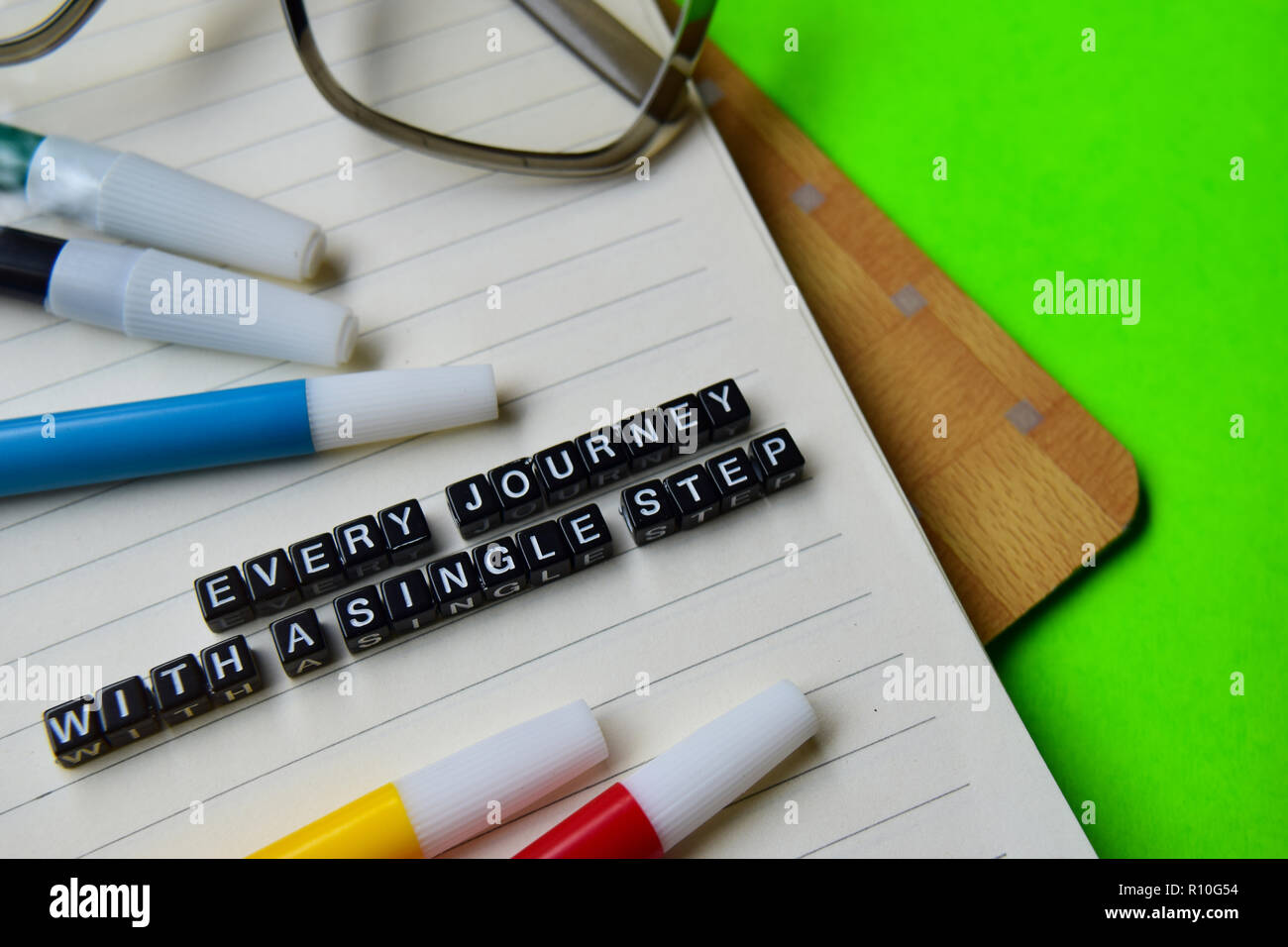 Every journey begins with a single step hi-res stock photography and ...