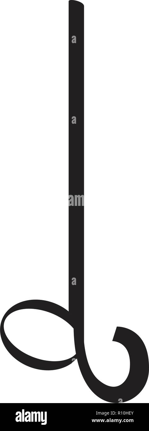 Isolated quarter musical note Stock Vector Image & Art - Alamy