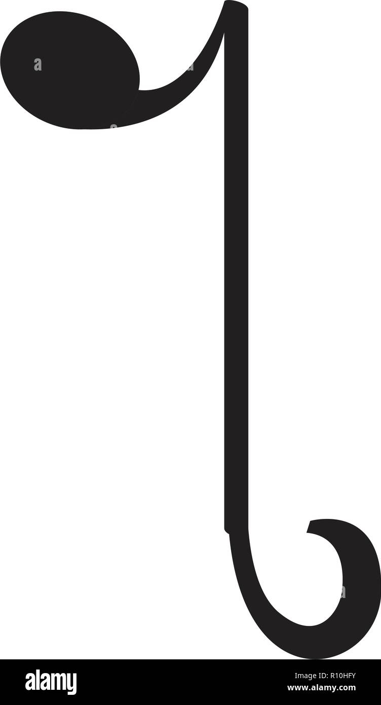 Isolated eighth rest musical note Stock Vector Image & Art - Alamy