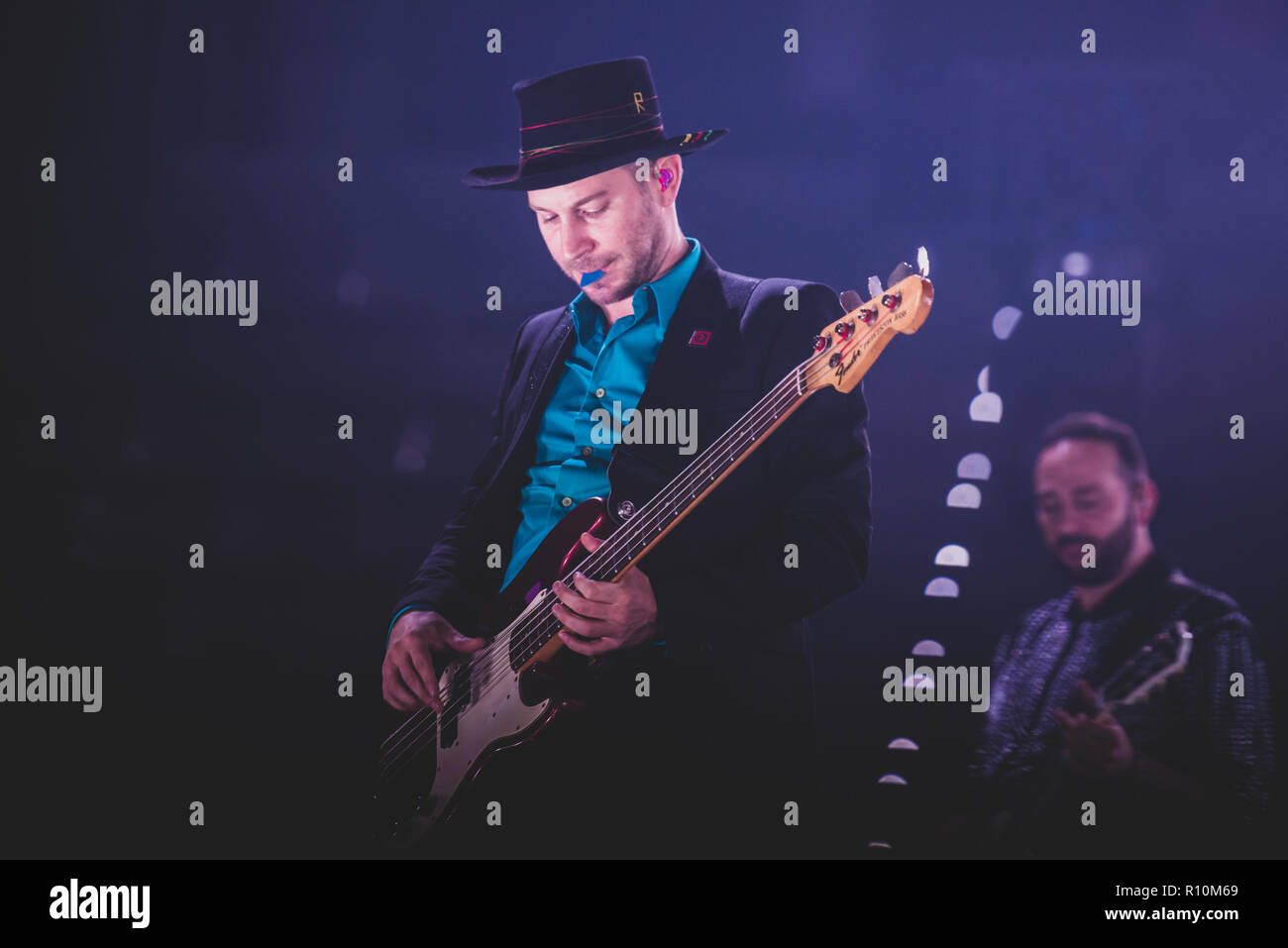 Turin, Italy. 06th Nov, 2018. Nicola Balestri, former bassist of the ...