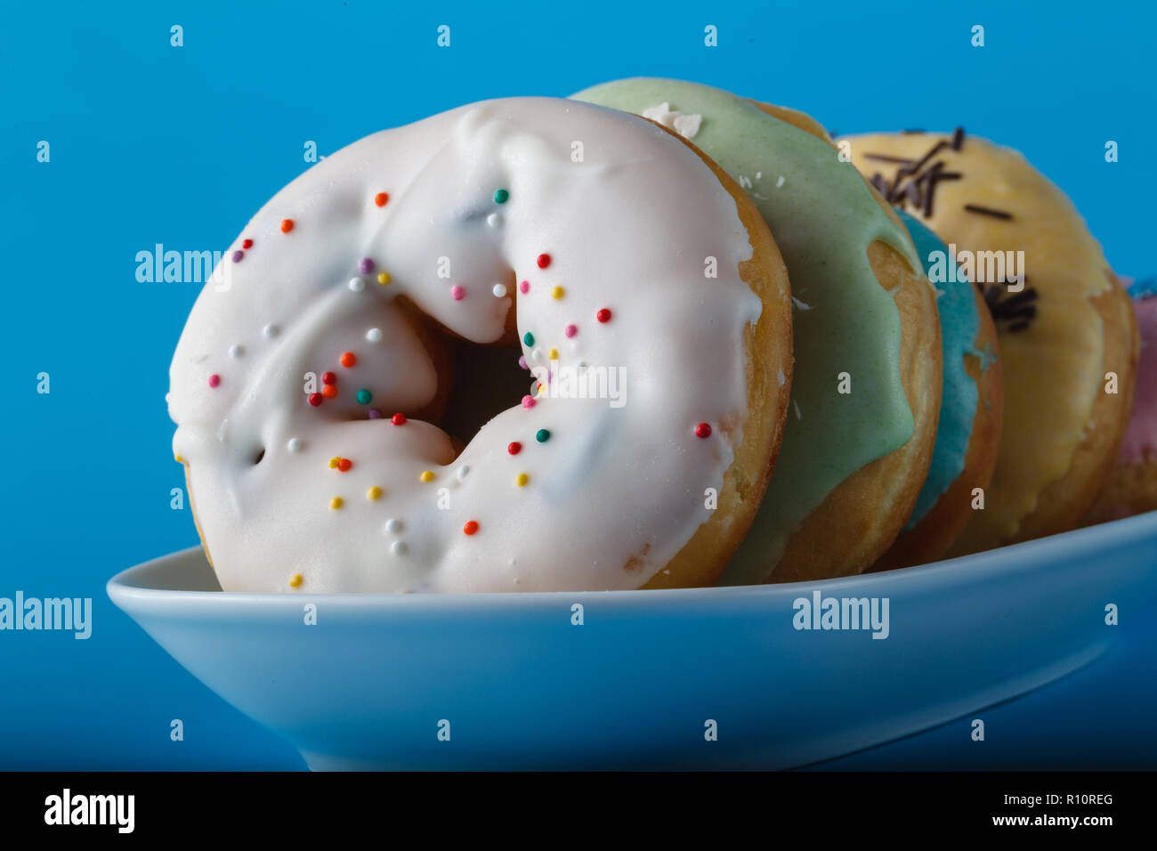 Blue star donuts hi-res stock photography and images - Alamy