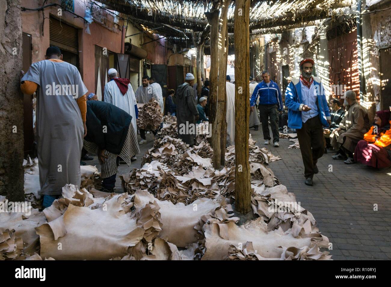 zoco de Marrakech, Marruecos, norte de Africa, continente africano ...