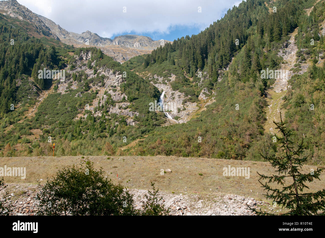 Stubai Valley landscape, Tyrol, Austria Stock Photo - Alamy