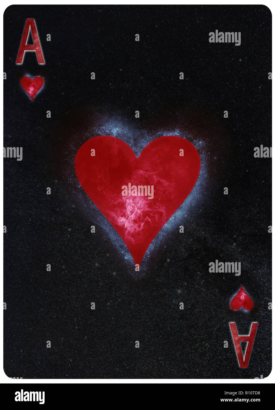 Single Playing Card Ace High Resolution Stock Photography and Images ...