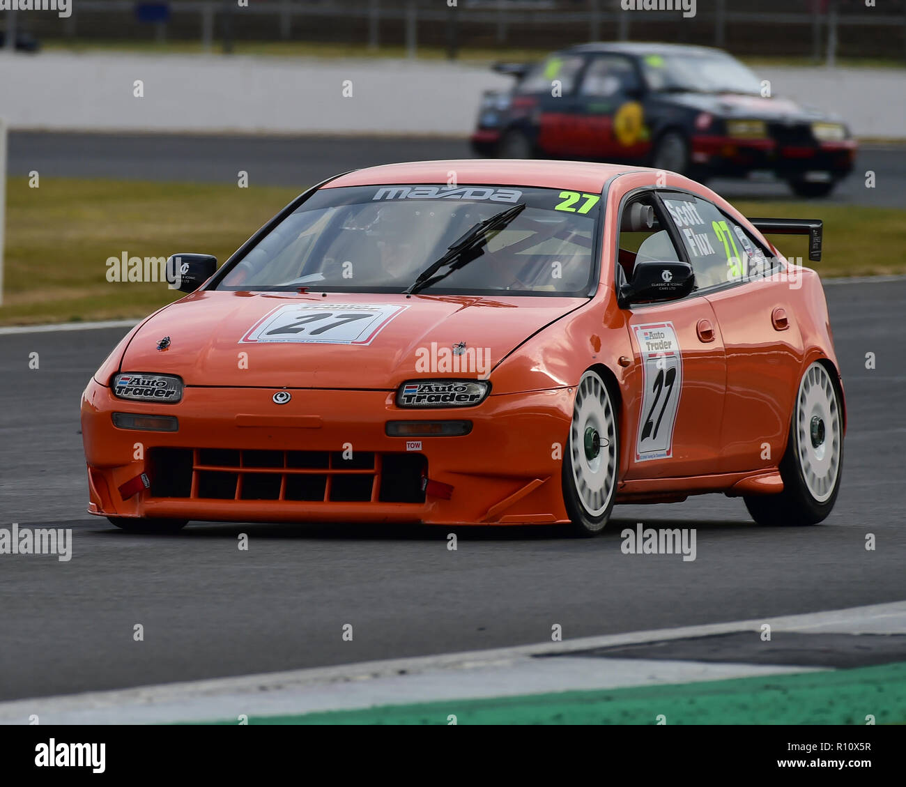 Ian Flux, Mazda 323F, Super Touring Trophy, Silverstone Classic, July ...