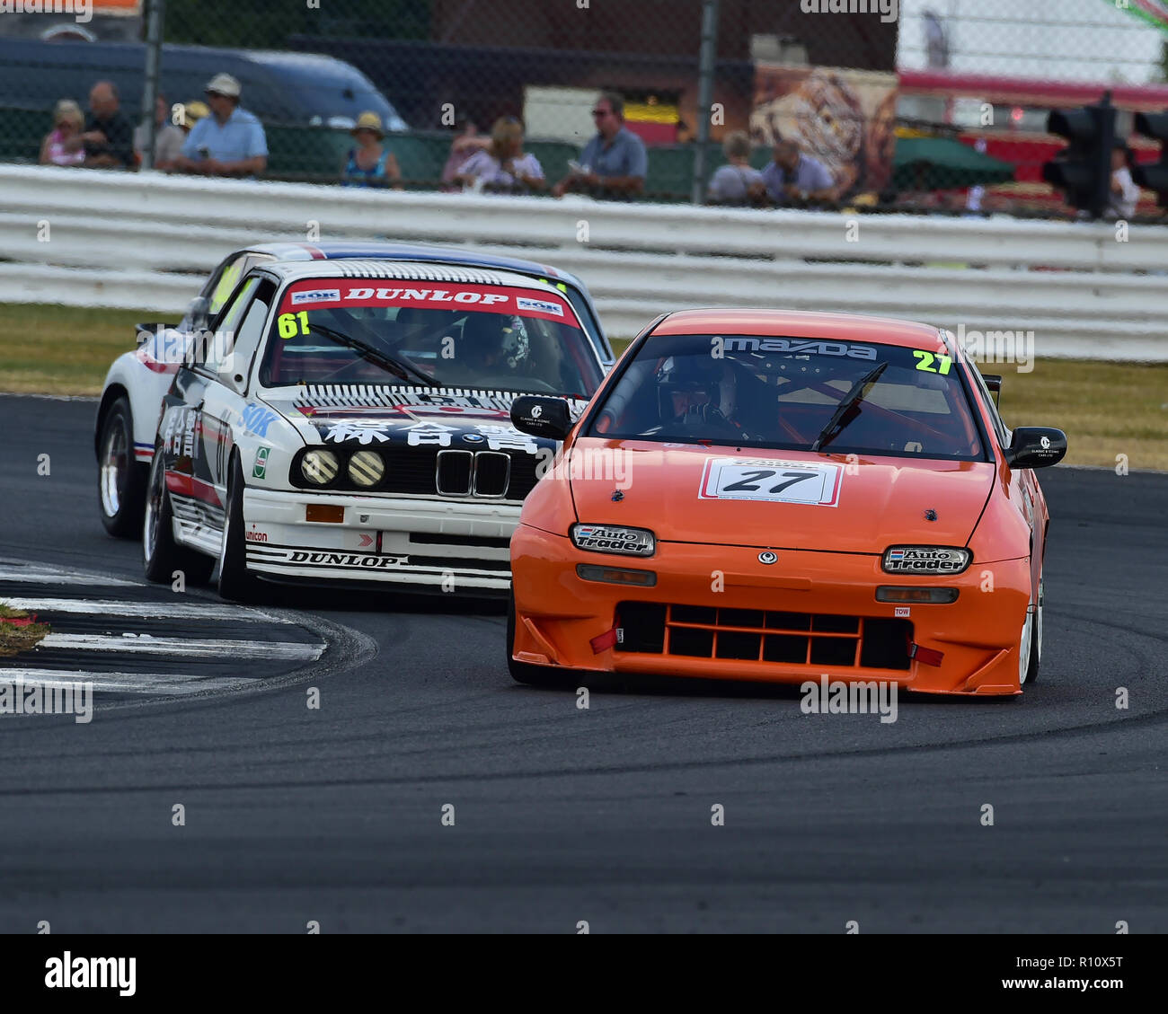 Ian Flux, Mazda 323F, Super Touring Trophy, Silverstone Classic, July ...