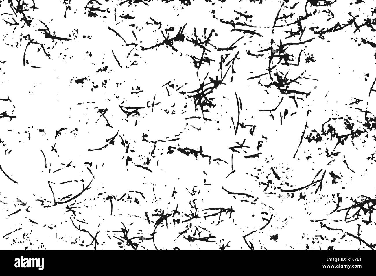 Black scratches isolated on white background. Distressed overlay ...