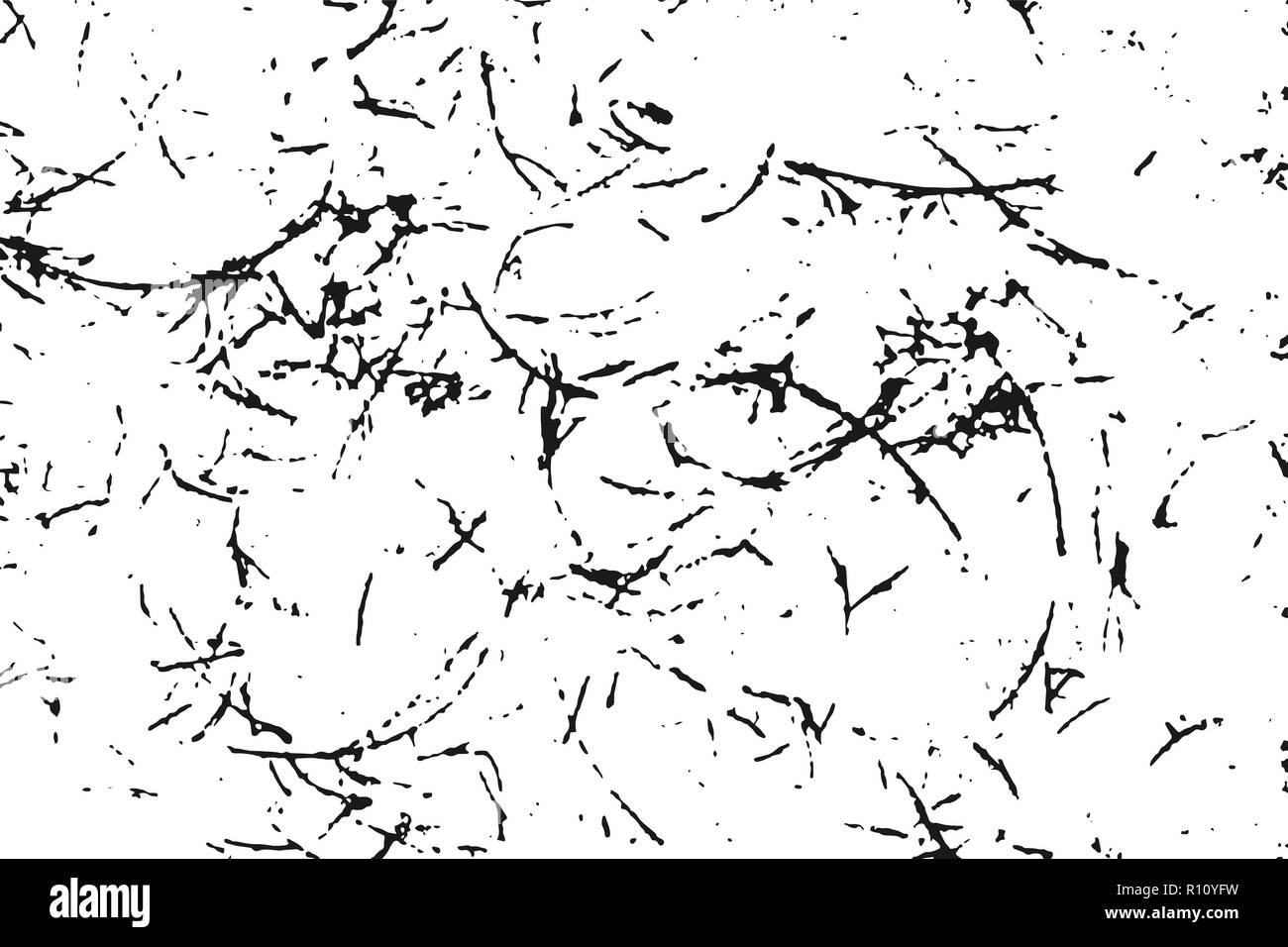 Black scratches isolated on white background. Distressed overlay ...