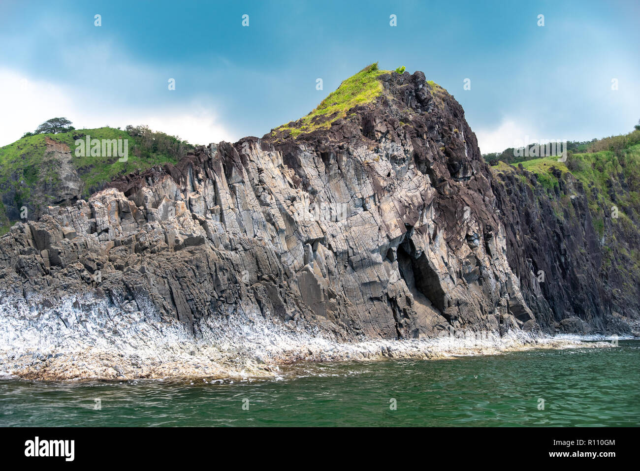 beautiful cliff landscape at Batan in the Philippines Stock Photo - Alamy
