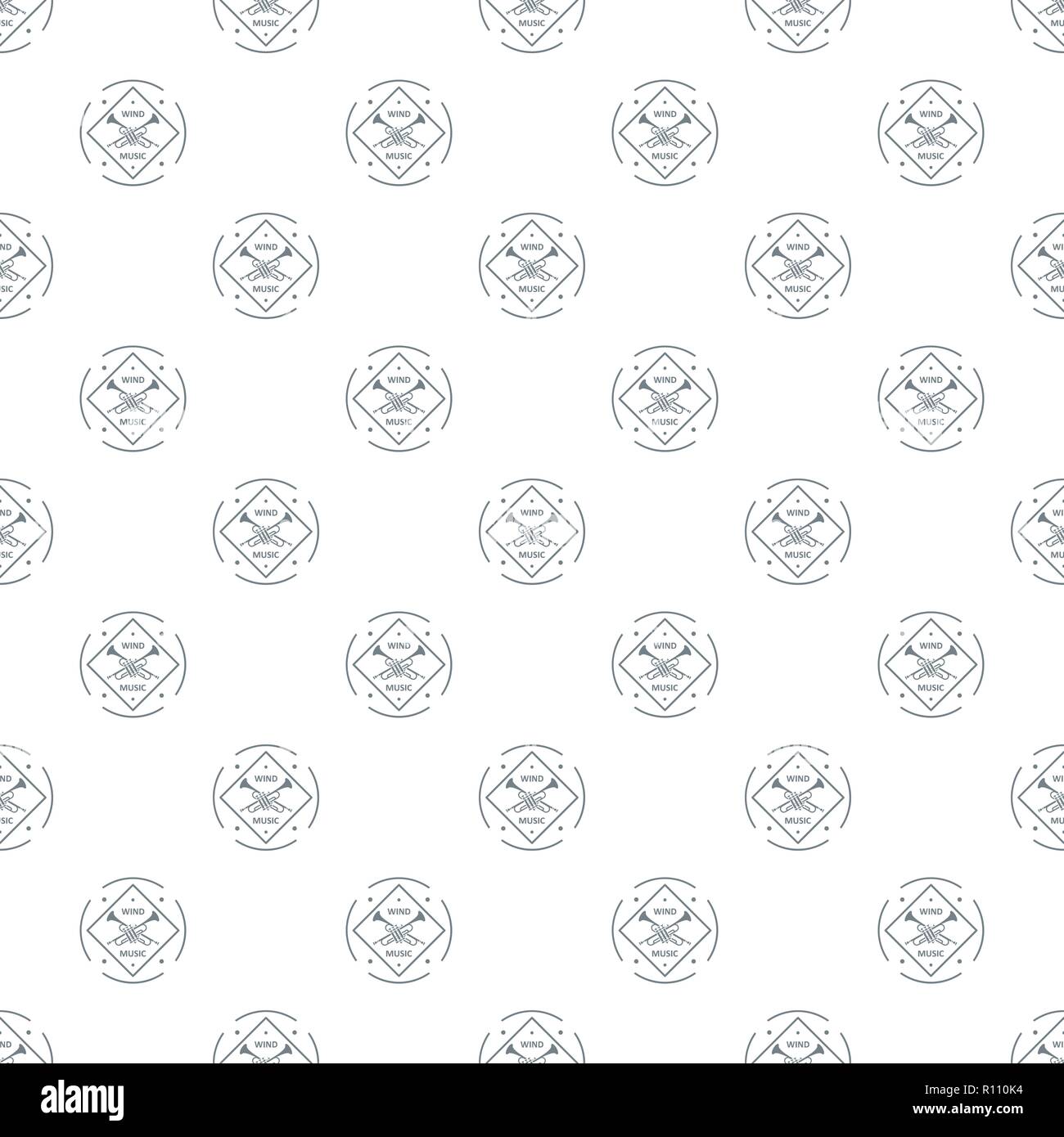 Musical trumpet pattern vector seamless Stock Vector Image & Art - Alamy
