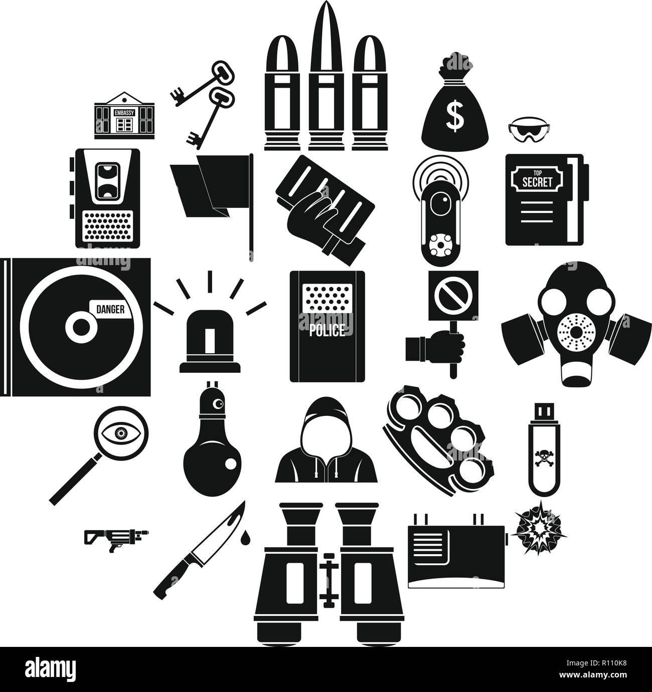 Best software icons set, simple style Stock Vector Image & Art - Alamy