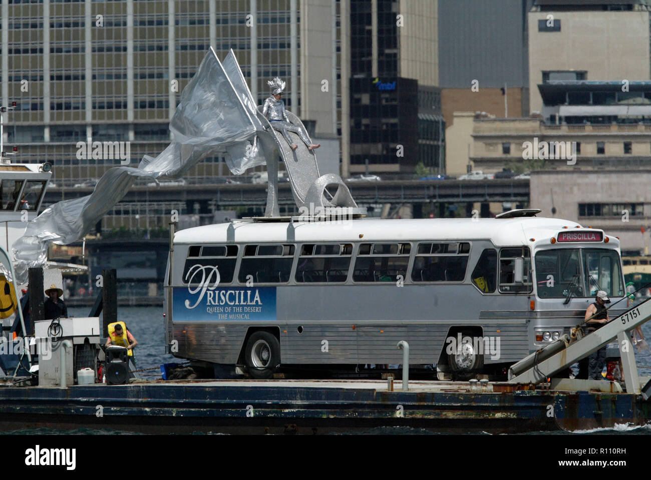 Priscilla, Queen of the Desert, is re-created aboard a barge on Sydney ...